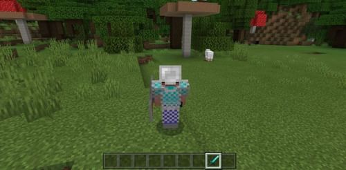 Warped Hyphae Block in Minecraft