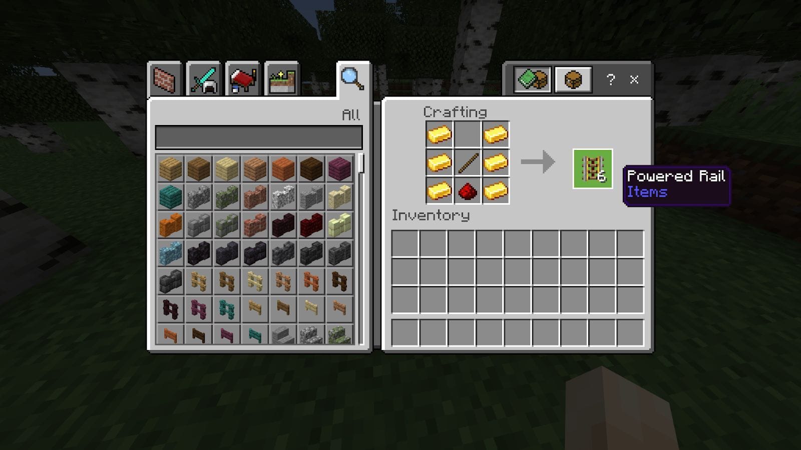 How to make Powered Rails in Minecraft: Materials Required, Crafting ...