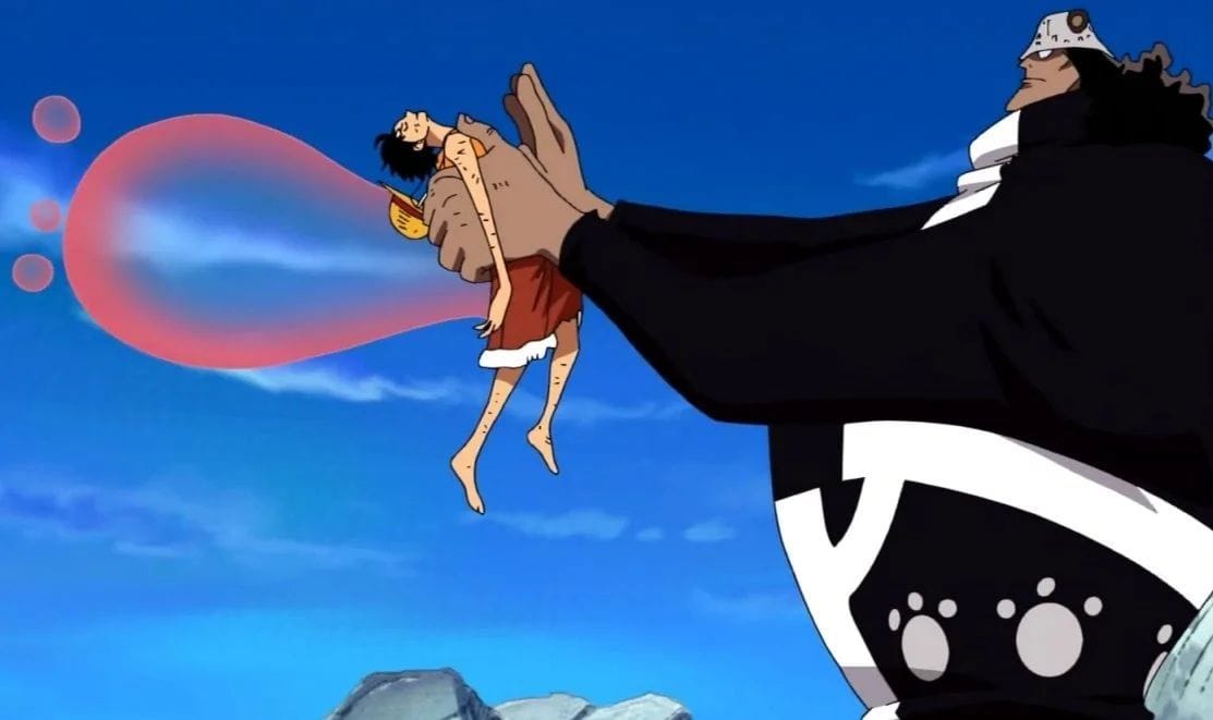 What episode does Zoro take Luffy's pain?