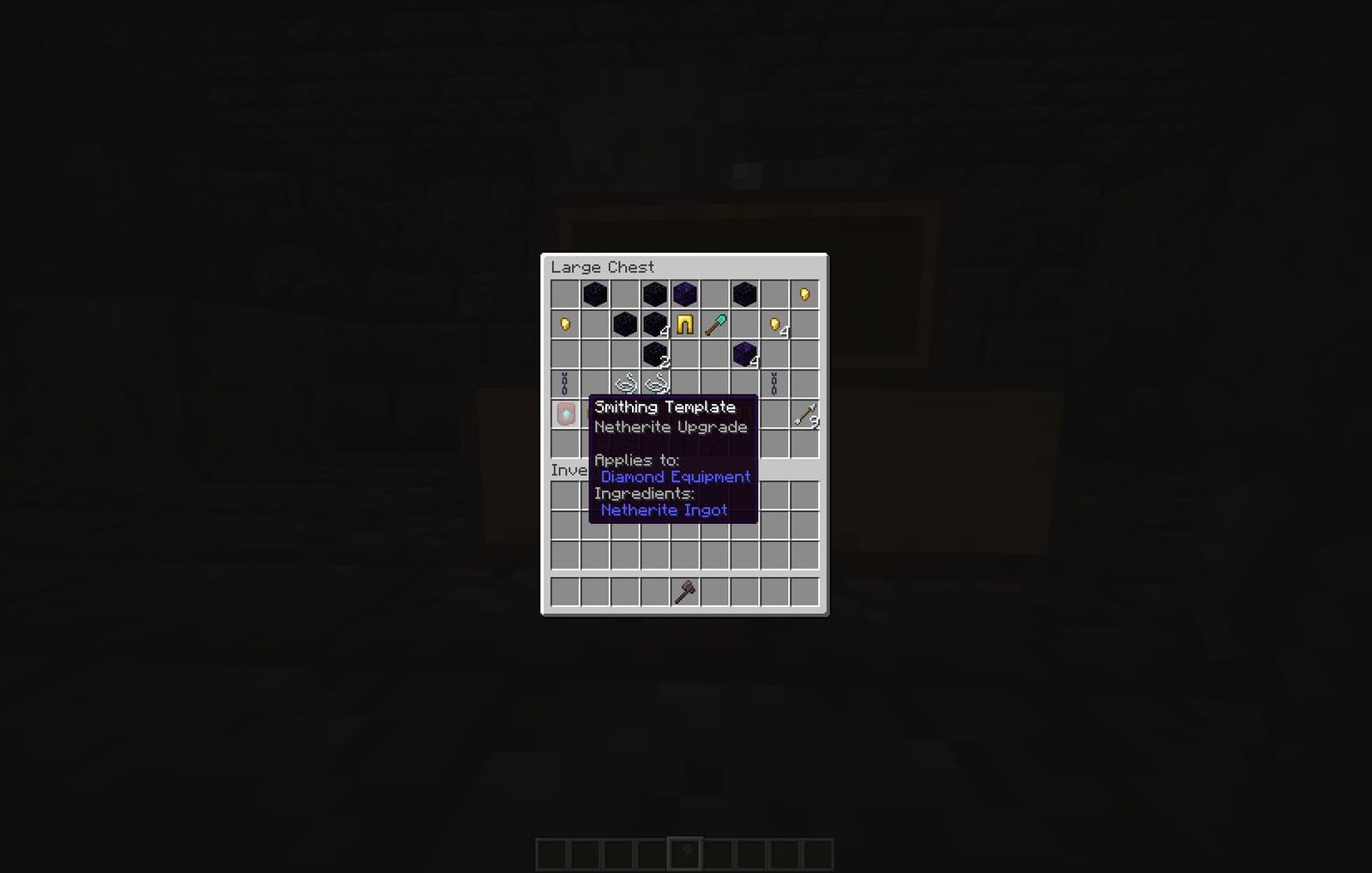 How to get netherite upgrade smithing template in Minecraft
