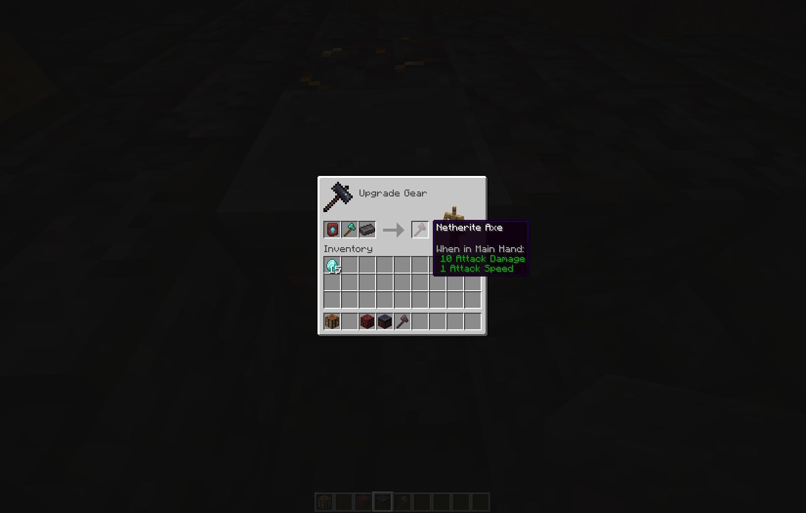 How to get netherite upgrade smithing template in Minecraft