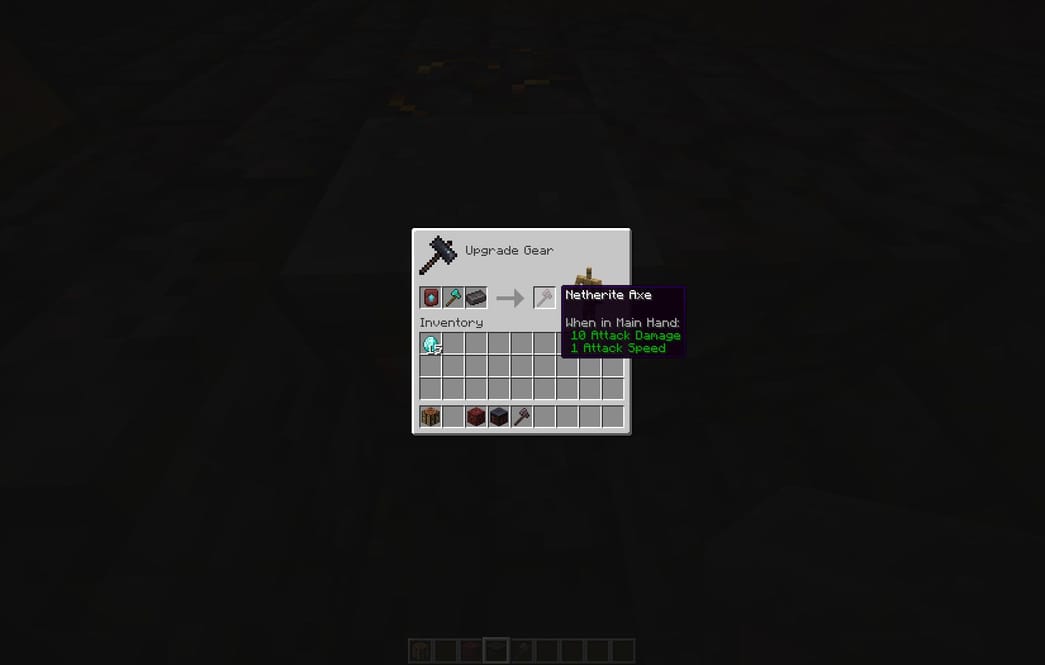 How to get netherite upgrade smithing template in Minecraft