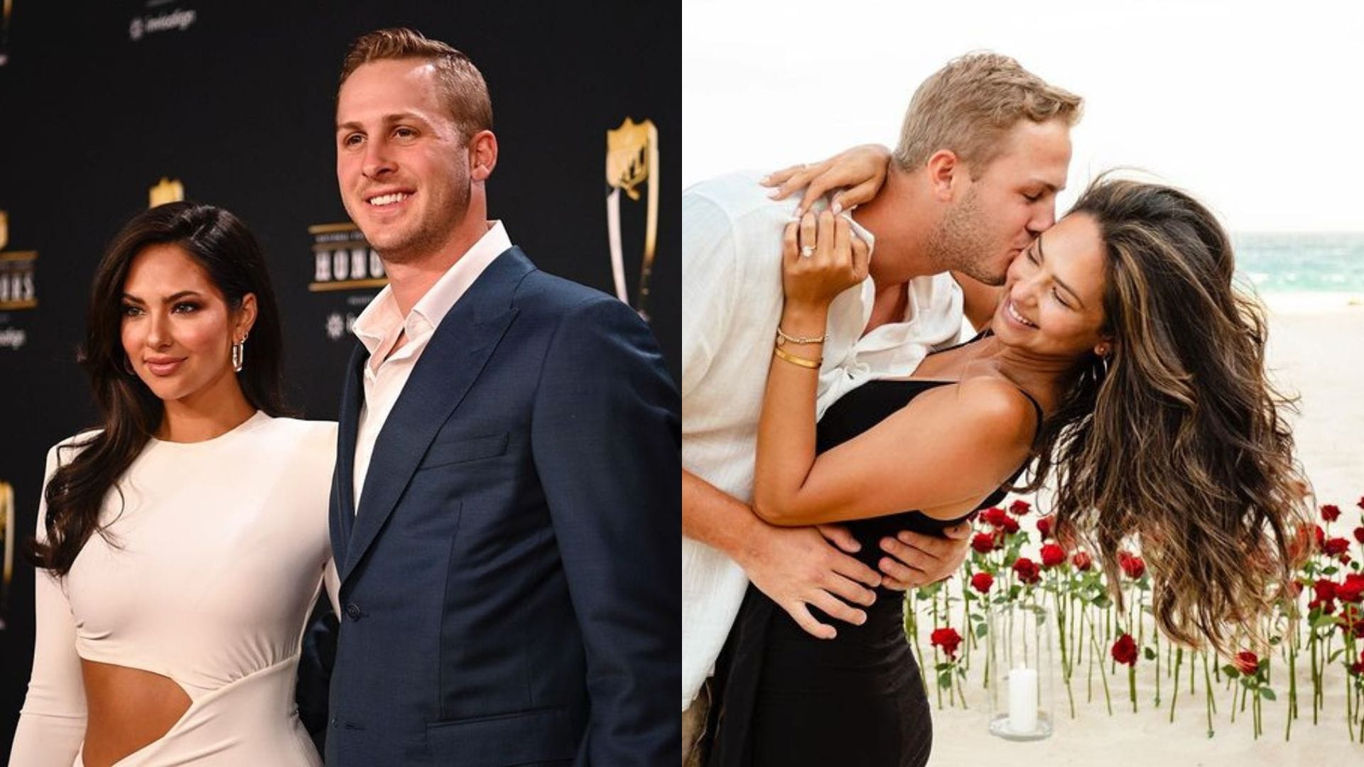 Jared Goff's fiancée Christen Harper recounts nervous first date with ...