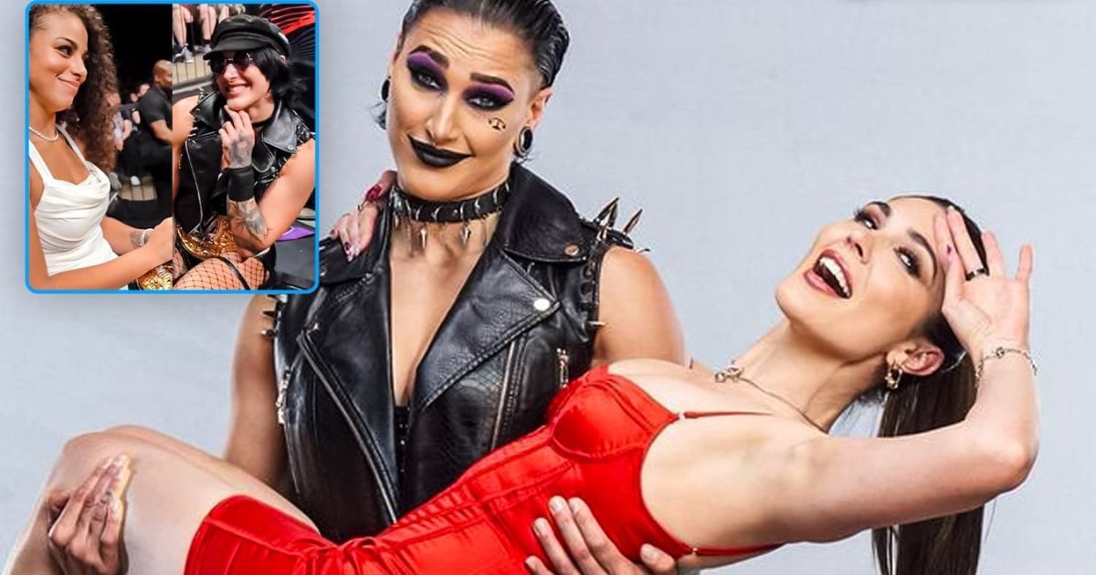 Rhea Ripley's four-word reaction to her love triangle with Samantha Irvin and Cathy Kelley
