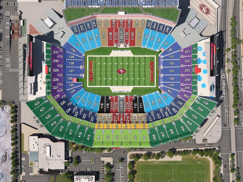 What is the capacity of Levi's Stadium?