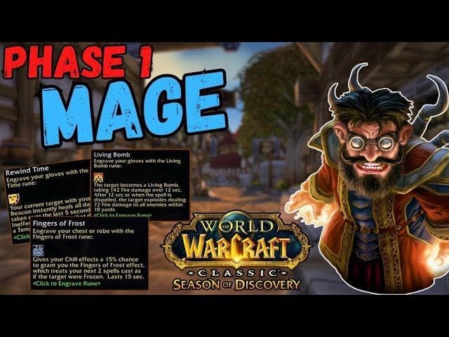 WoW Classic Season of Discovery: All known Mage Runes and where to find ...