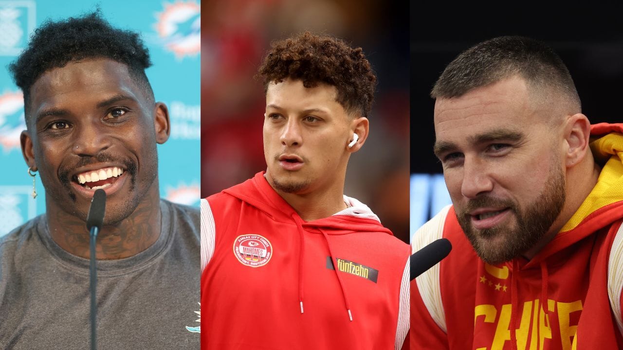 Tyreek Hill blames Patrick Mahomes, Travis Kelce for leaving Chiefs ...