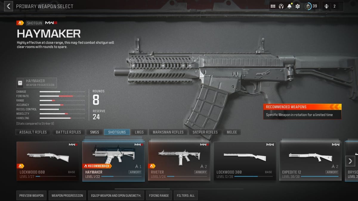 Best Haymaker loadout in Warzone Season 2 Reloaded: Attachments, class ...