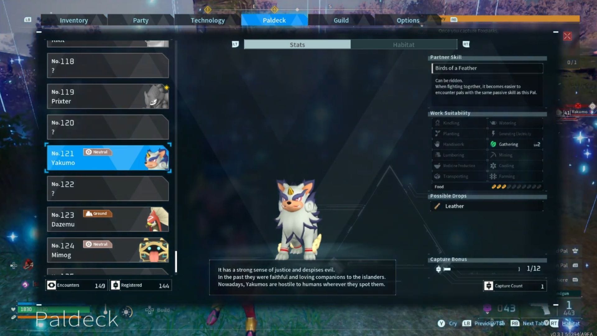 Yakumo in Palworld: Where to find, partner skill, item drops, and more