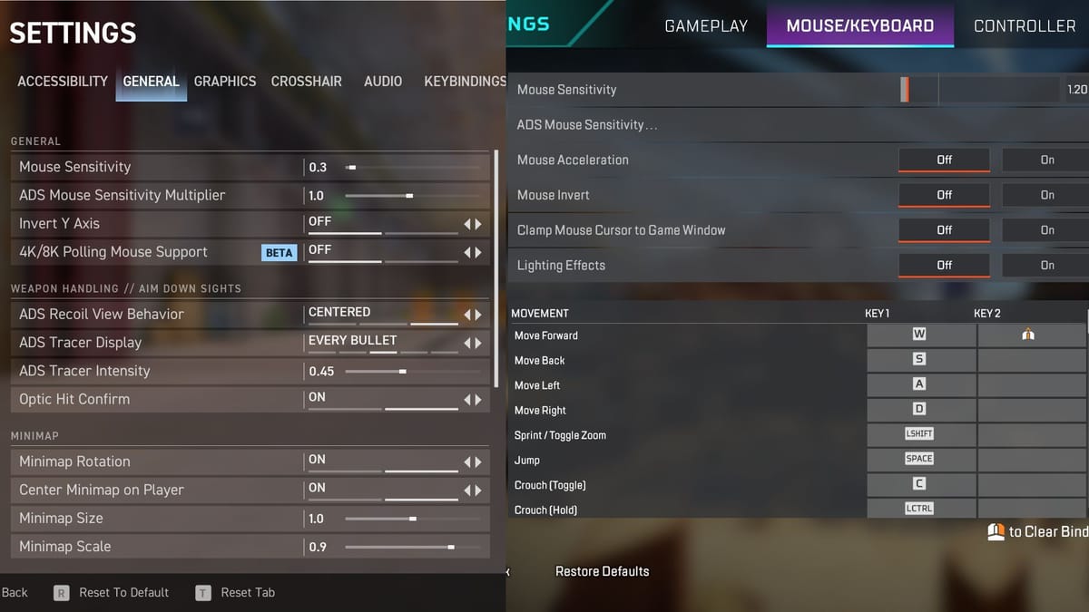 How to convert Apex Legends sensitivity for Spectre Divide?