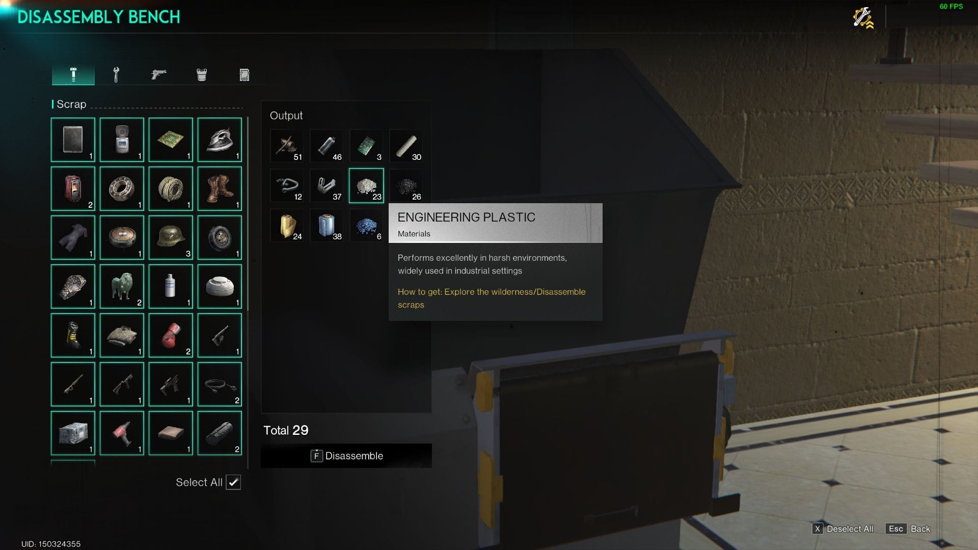 How to get Engineering Plastic in Once Human