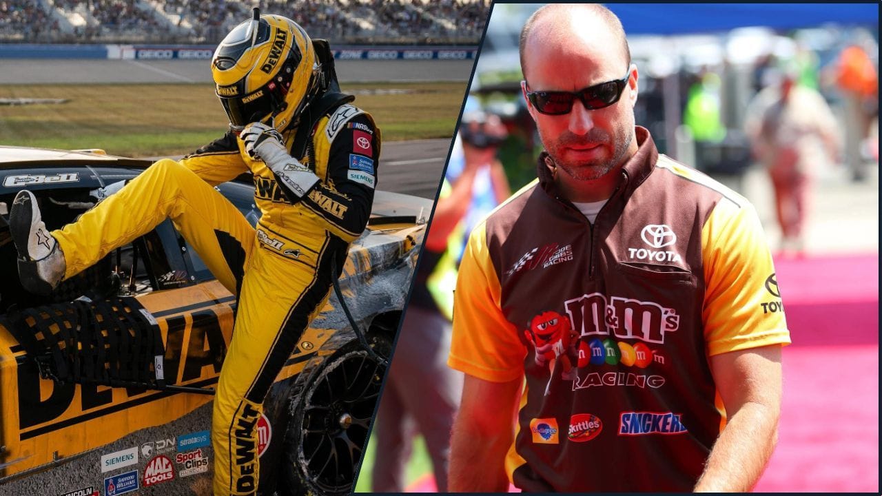 JGR builds custom seat for injured Christopher Bell crew chief Adam ...