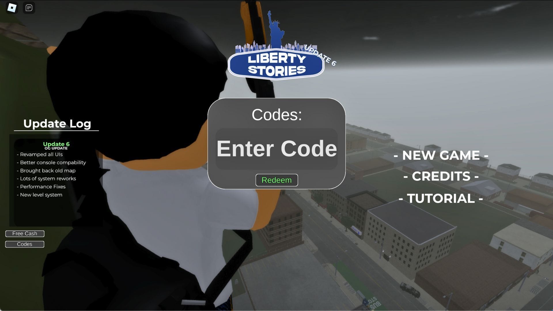 Liberty Stories codes