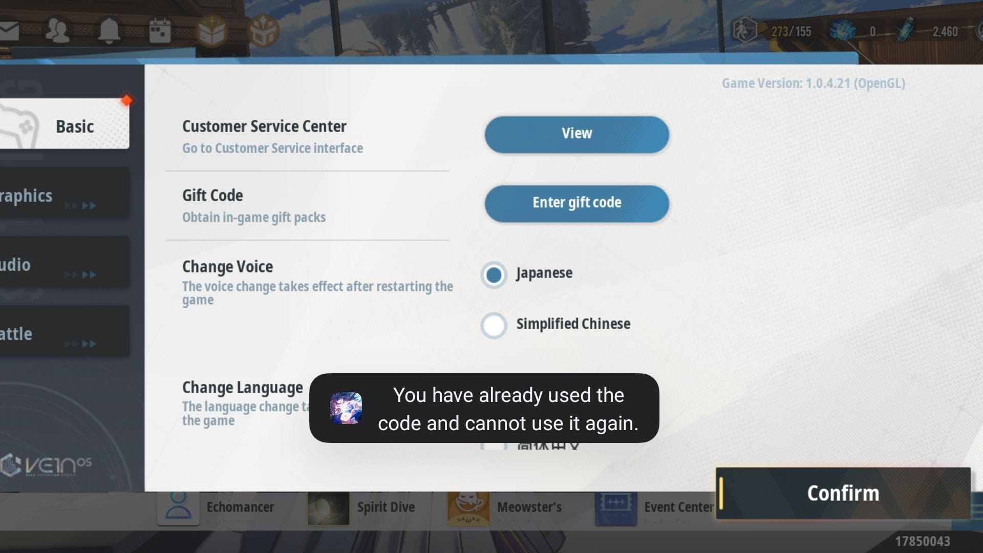 All Ash Echoes codes (November 2024) and redemption guide