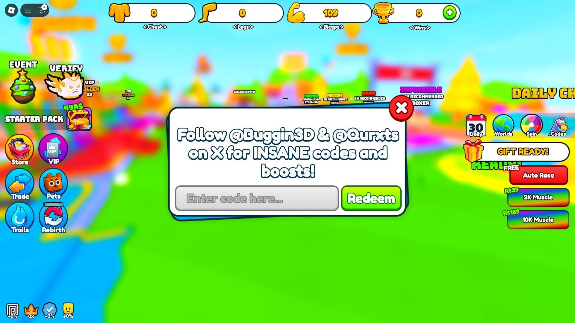 Roblox Gym Track Codes