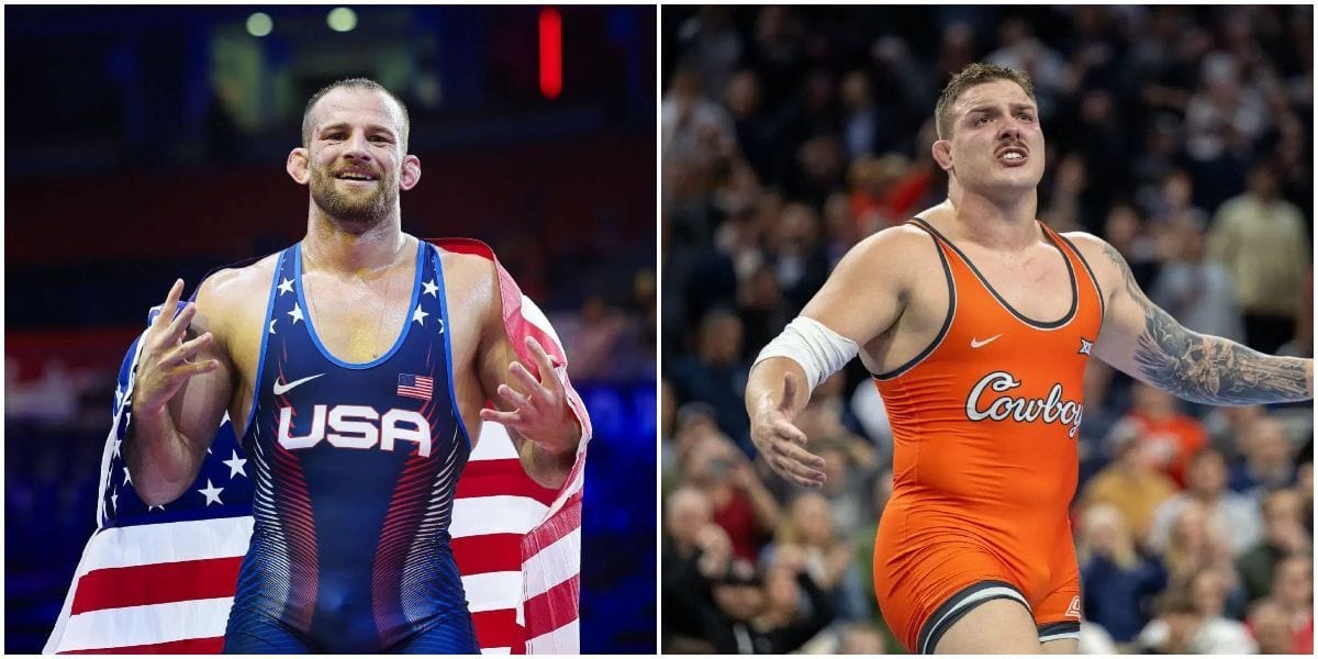 David Taylor drops 3 word reaction to Wyatt Hendrickson's celebration ...