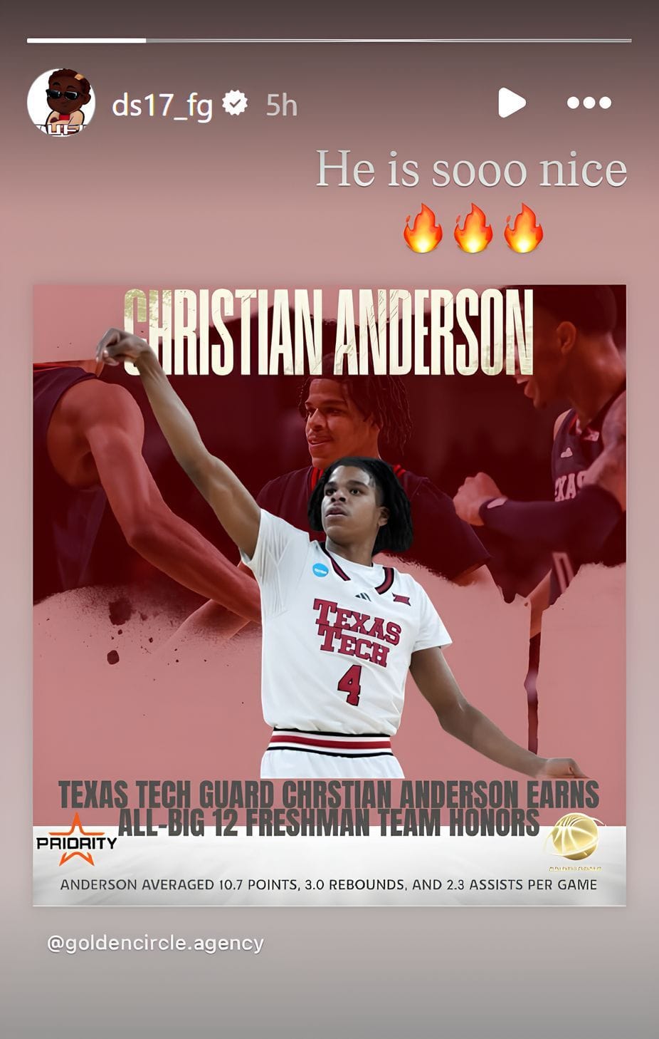 Dennis Schroder: Dennis Schroder issues 4-word praise as Texas Tech guard Christian Anderson ...