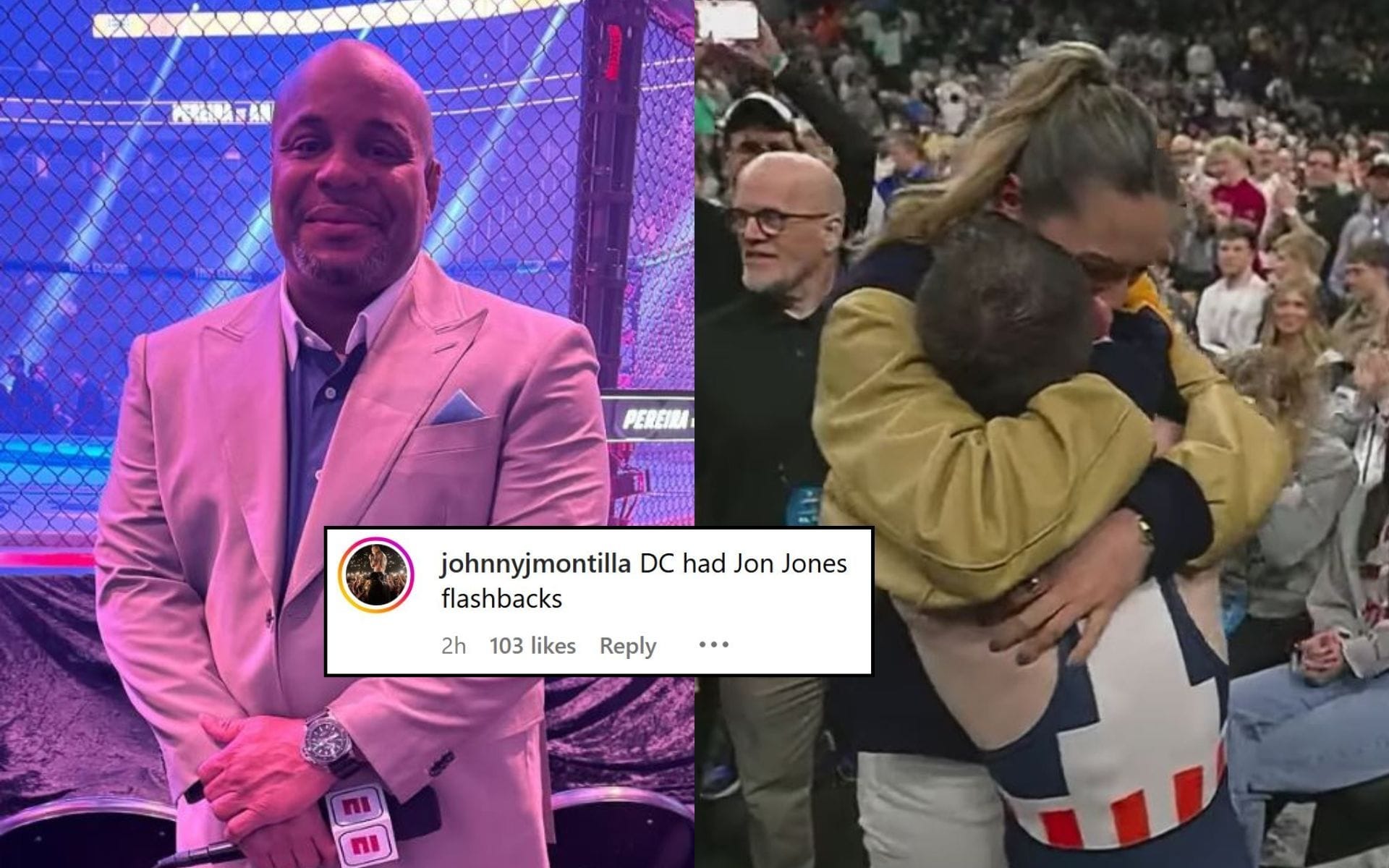 "Had Jon Jones flashbacks" - Fans react to Daniel Cormier's hilarious ...