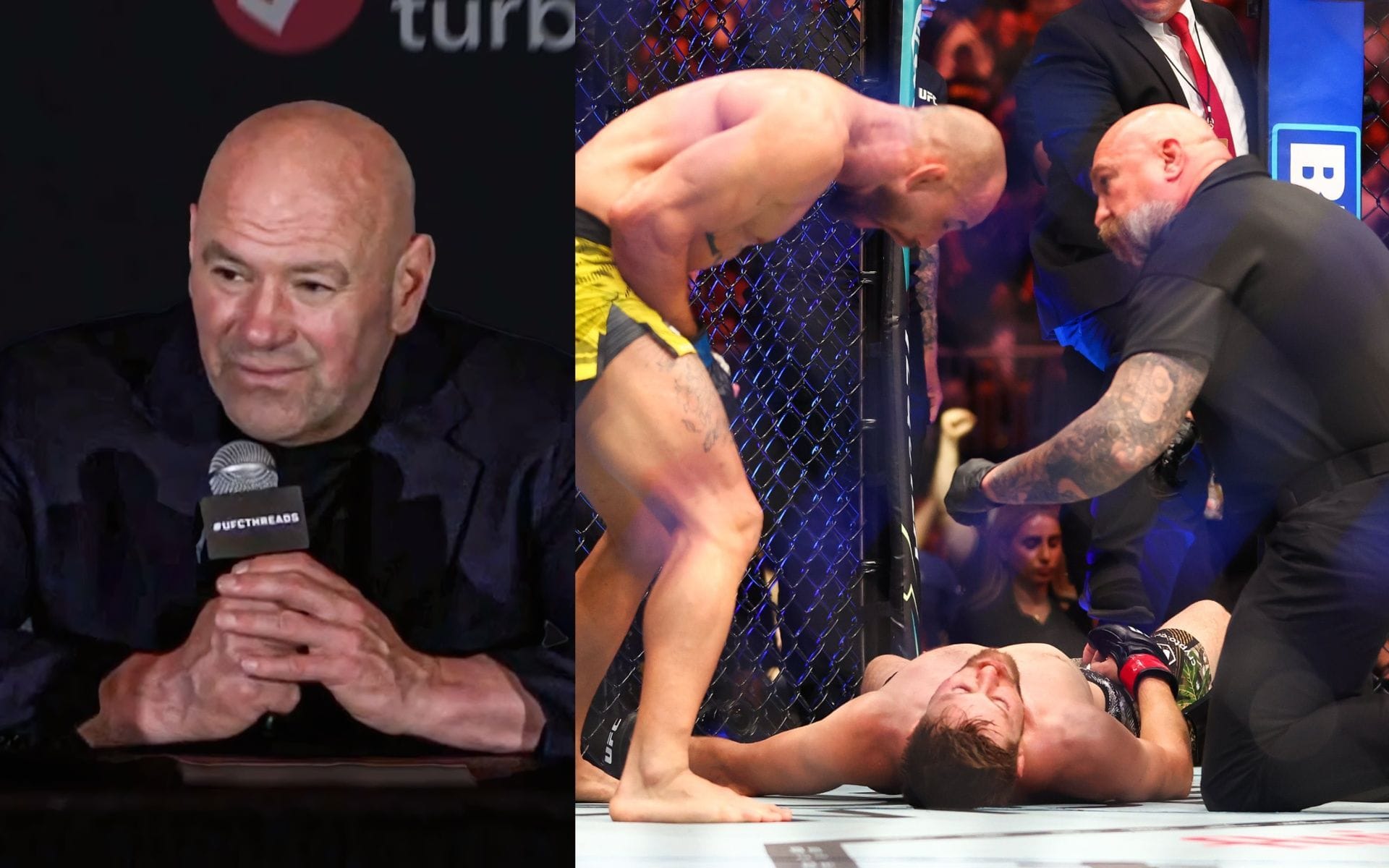 Dana White commends Bryce Mitchell for standing up "like a man ...