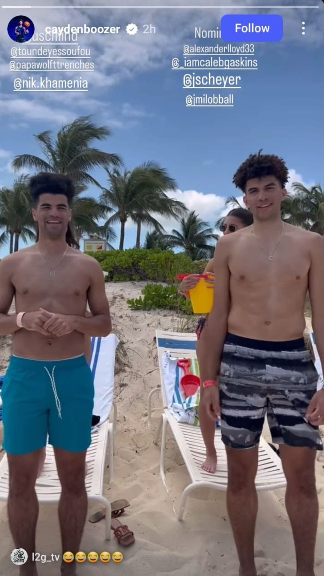 Cayden and Cameron Boozer partake in trending USC challenge as they ...