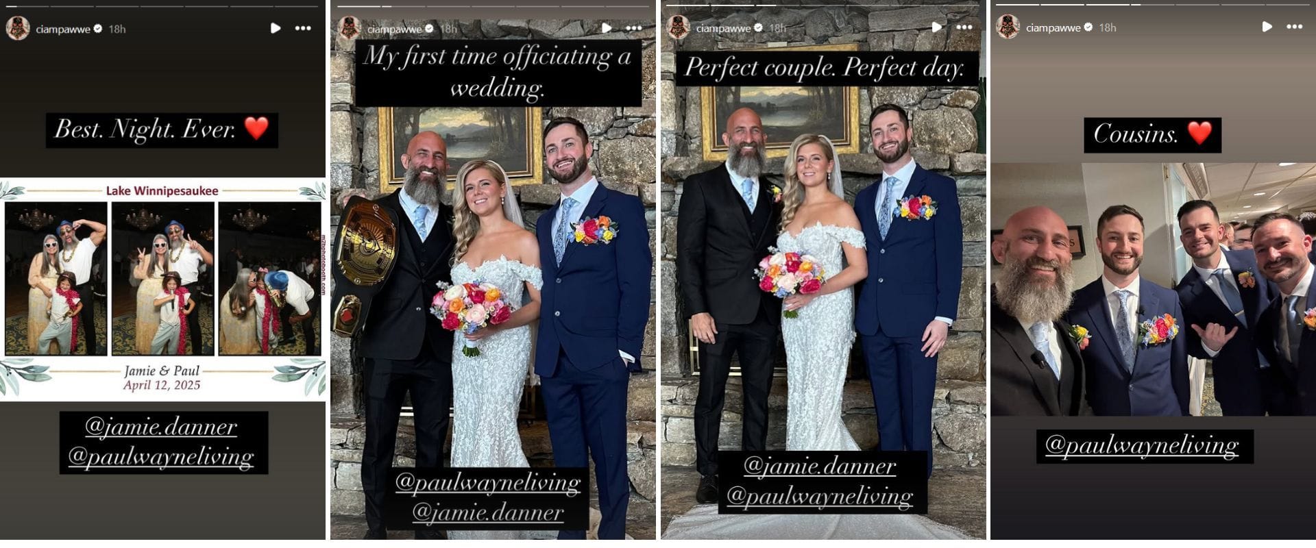 Tommaso Ciampa receives championship belt for new non-wrestling gig