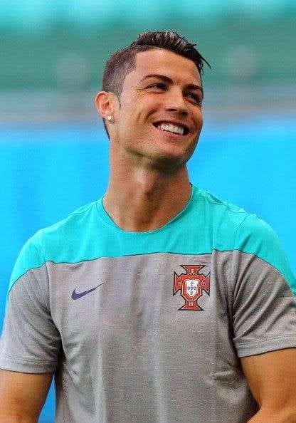 Cristiano Ronaldo Hairstyle 2024 Side Cut With Razored Partning